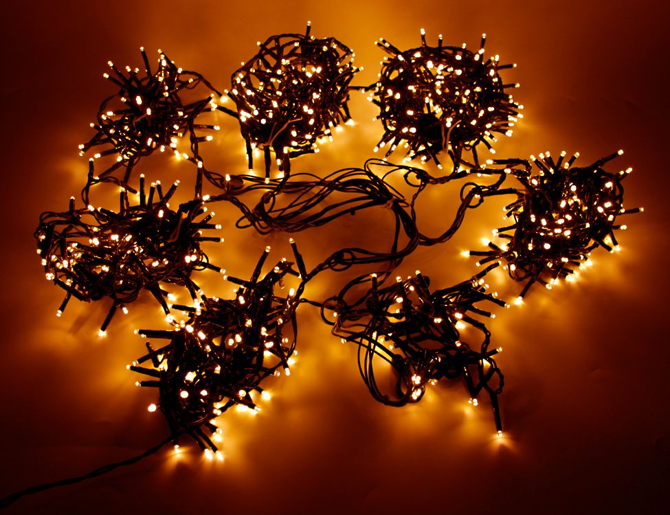 Купить Электрогирлянда ярусная "Ёлочка", ГОРИ!, (объемная), LED-огни на елку, 130 см+5 м ...